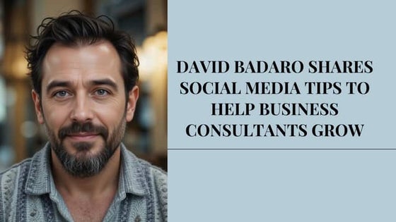 David Badaro, Business consultant