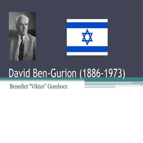 David Ben-Gurion (1886-1973) | PPTX