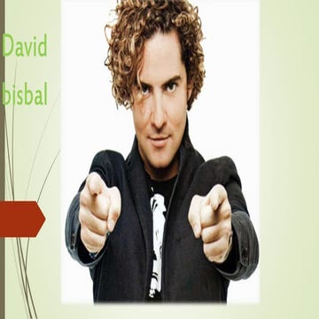 David bisbal | PPTX