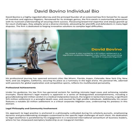 David Bovino - Bio & Work Experience.docx