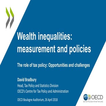 Wealth inequalities: measurement and policies | PPTX