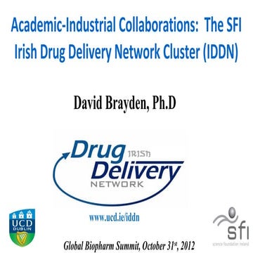 Prof. David Brayden, UCD | PPT