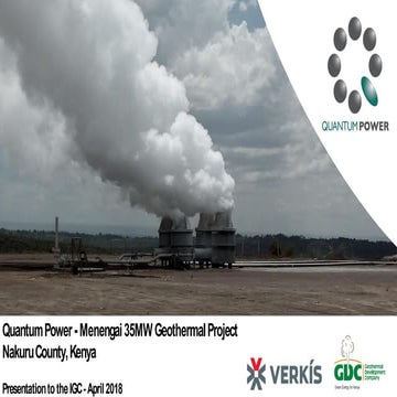 B4 - Quantum Power - Menengai 35MW Geothermal Project Nakuru County, Kenya | PDF