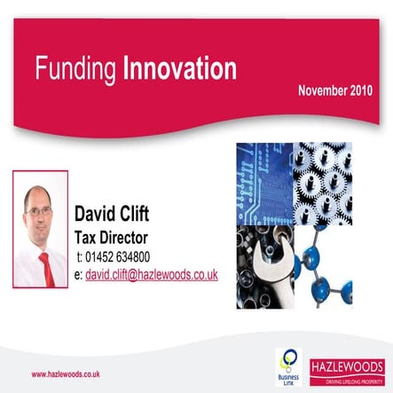 David Clift funding innovation seminar | PPT