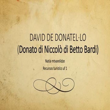 David de Donatel·lo | PPTX