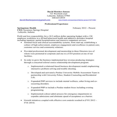 David Fletcher Janzen 2016 | DOC