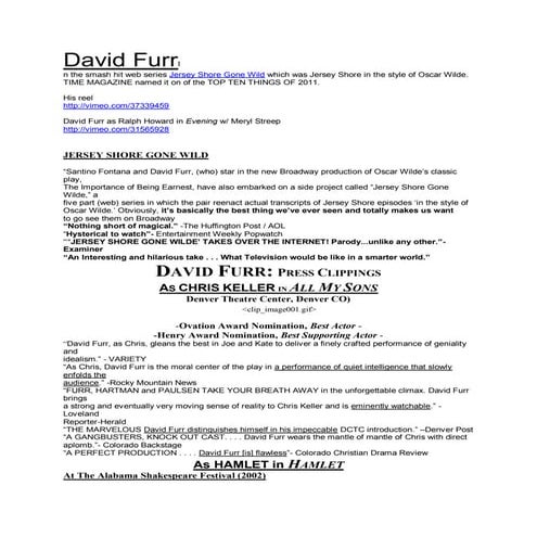David furr i | PDF