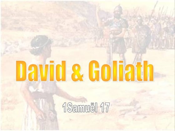 David and Goliath | PPT | Christianity | Religion & Spirituality