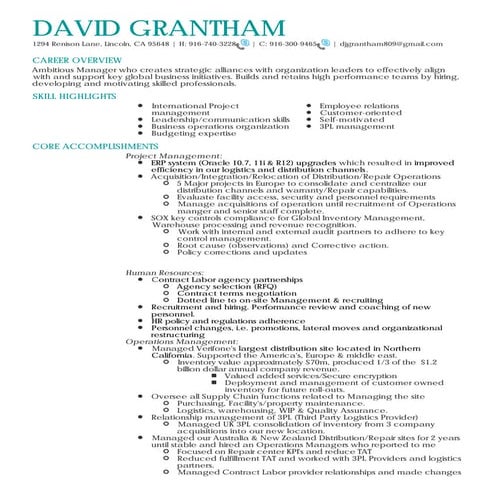 Newest Resume | DOCX