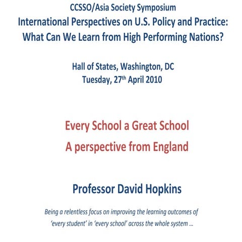 David Hopkins, England | PPT