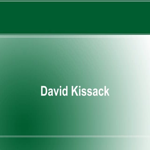 David Kissack | PPT
