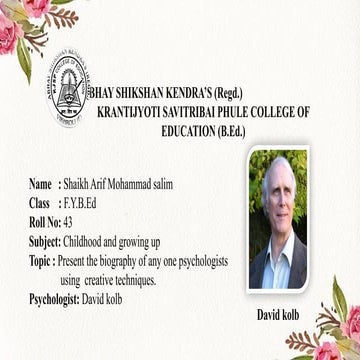 David Kolb's Philosophy of Experiential Learning: A Transformative ...