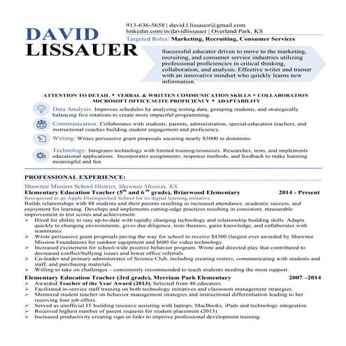 David l. resume | DOCX