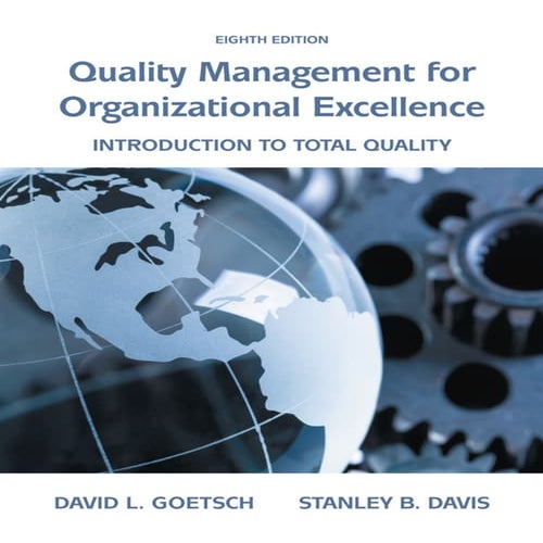 David L. Goetsch, Stanley B. Davis - Quality Management for organizational excellence ...