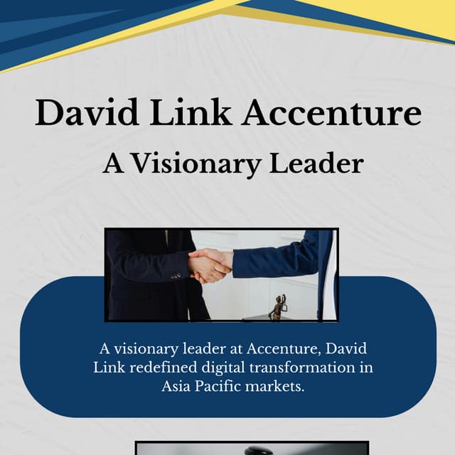David Link Accenture - A Visionary Leader | PDF