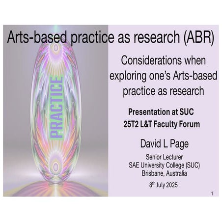 David L Page_DCI Research Study Journey_Some Considerations when ...