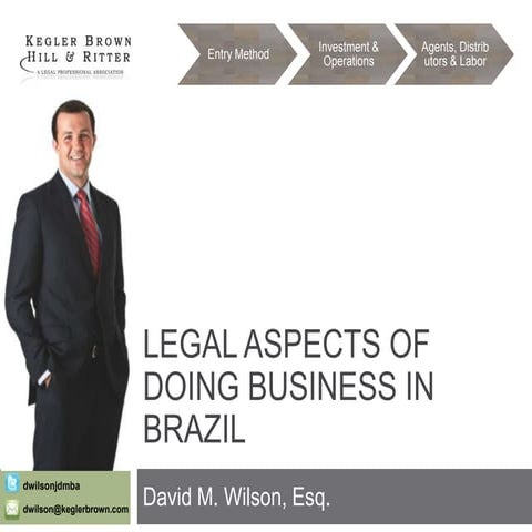 Legal Aspects of Doing Business in Brazil | PPTX