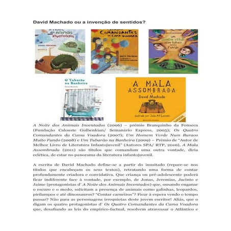 David machado ou a invenção de sentidos | PDF