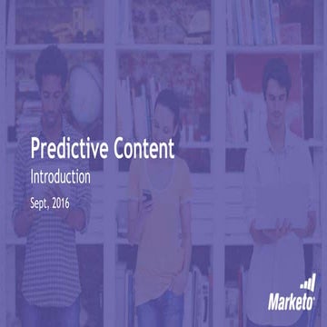 Marketo Predictive content | PPTX