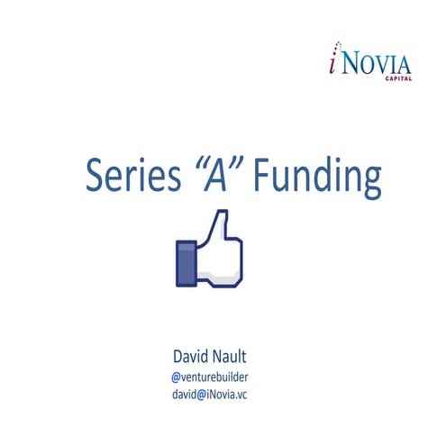 David Nault What it Really Takes to Close Your Next Round | PPT