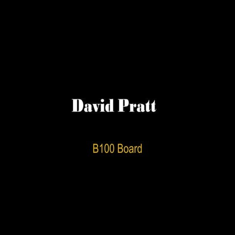 David Pratt | PPT