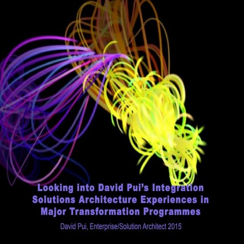 Looking into David Pui's Integration Solutions Architecture Experiences ...