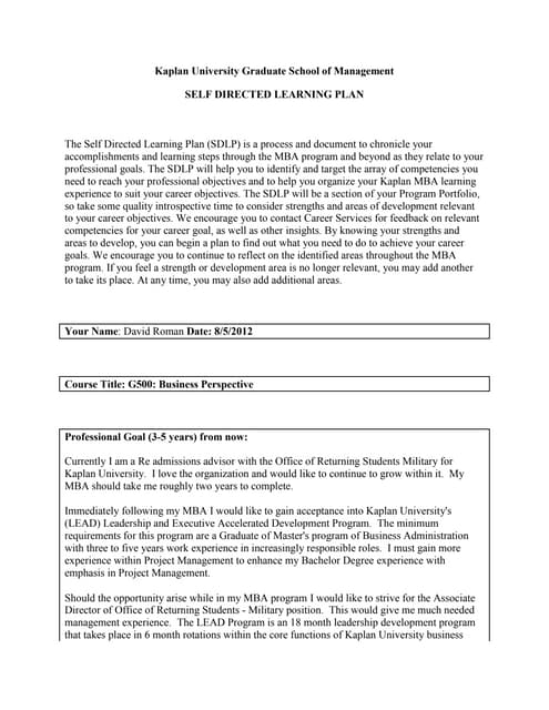 Unit 6 SDLP-GB601 | DOC