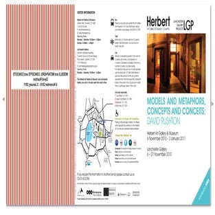 David Rushton Exhibition Flyer | PDF