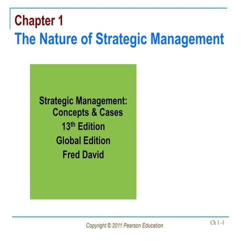 Strategic management slides 13th edition | PPT