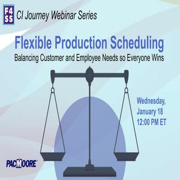 Flexible Production Scheduling | PPTX | Business | Business and Finance