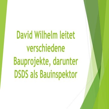 David Wilhelm Has Constructed Virtual Models of Architectural Designs ...