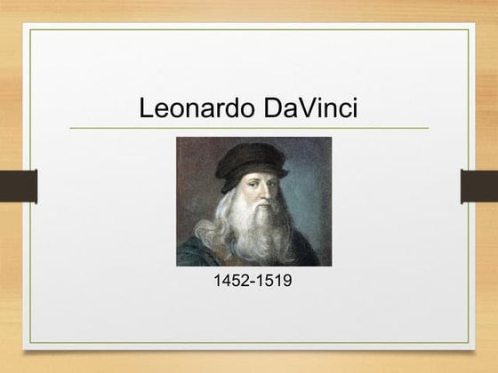 Leonardo Da Vinci | PPTX