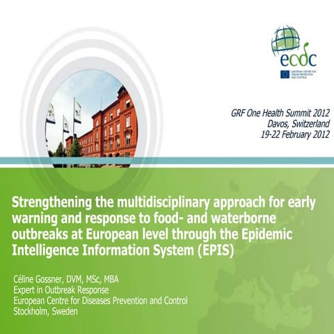 Strengthening the multidisciplinary approach for early warning and ...