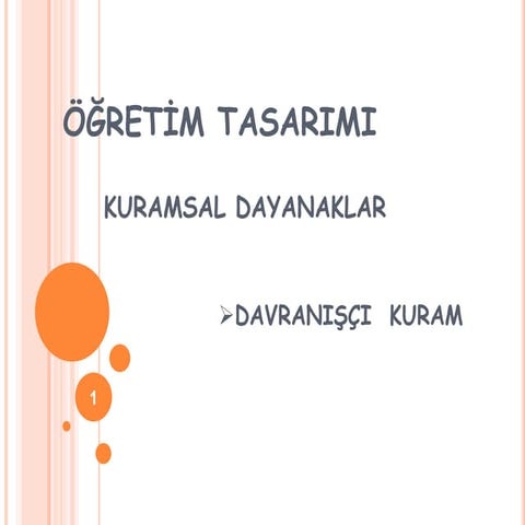 Davranişsal yaklaşim nazli yilmaz | PPTX