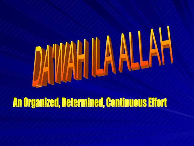 Islamic da‛wah | PPTX