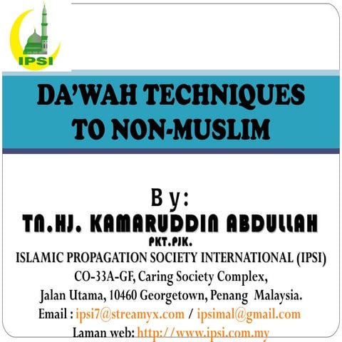 Da'wah technique | PPT