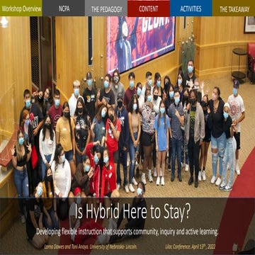 Is Hybrid Here to Stay? Developing flexible instruction that supports ...