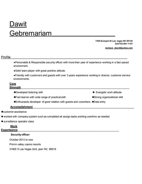 My Resume | PDF