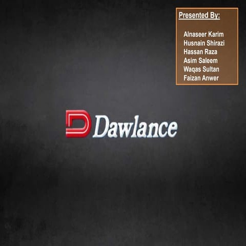 Dawlance | PPTX