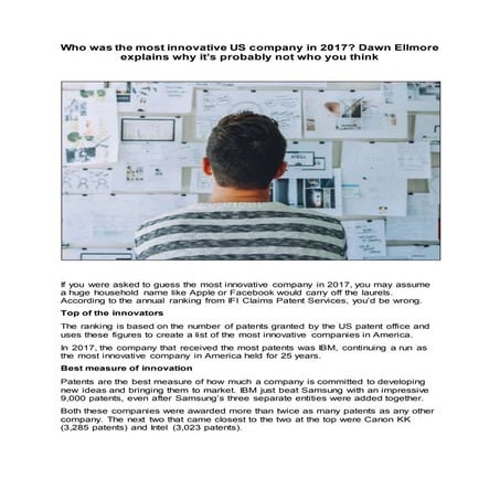 Six inventions that changed the world | Dawn Ellmore Employment | PDF