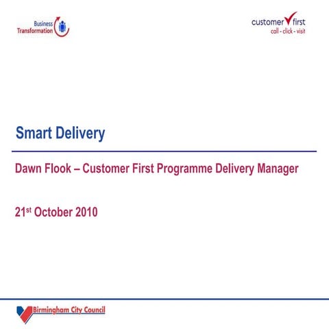 Dawn Flook Beyond 2010 BCC SMART Delivery | PPT
