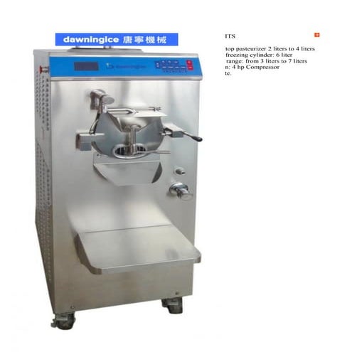 Dawningice batch freezer-combi m42its | DOC