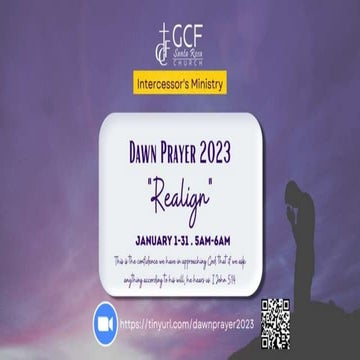 Dawn Prayer 2023 | PPTX | Christianity | Religion & Spirituality