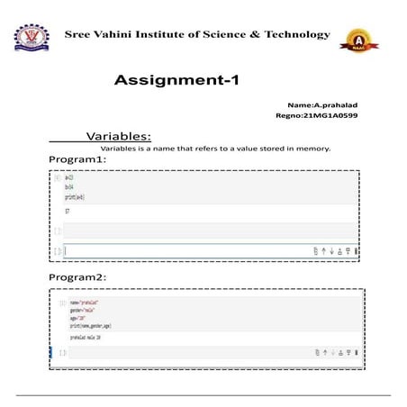 assignment in ppt explo with documantation | PDF
