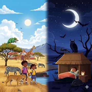 decription about the difference between day and night. | PPTX