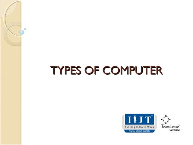 Types-of-computer-ppt | PPT