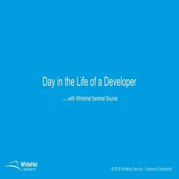 Day in the Life of a Developer | PPT