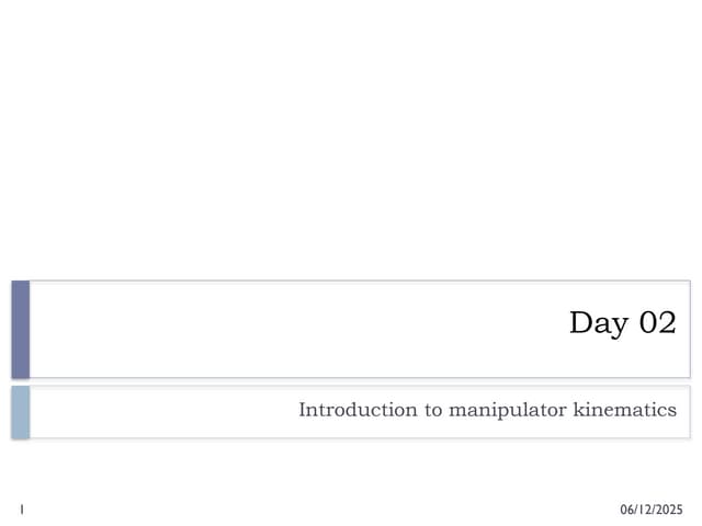 Robot Arm Kinematics | PDF