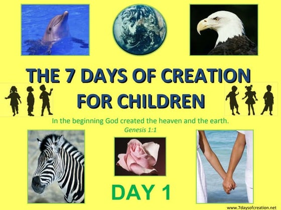 7 Days of Creation with Scripture | PDF