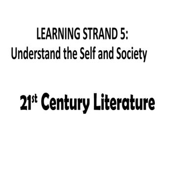 DAY 1 POWER POINT PRESENTSTION IN LEARNING STRAND 1 | PPT